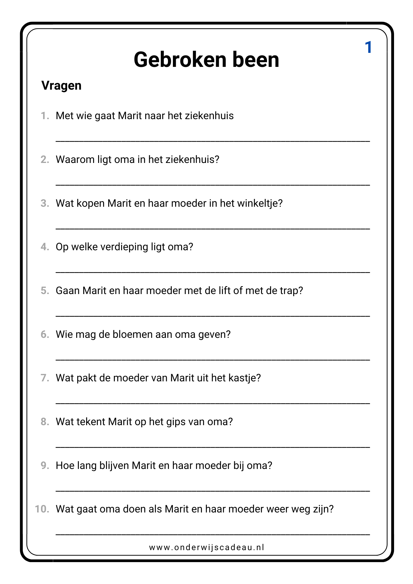 Kampioen in begrijpend lezen! - NT2-versie - Deel 1 – Onderwijscadeau